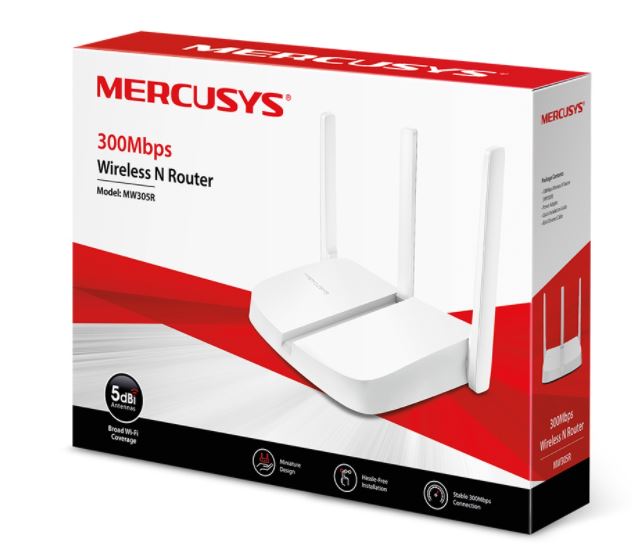 Mercusys MW305R Wireless N Router / 300Mbps / White | Sagatronix